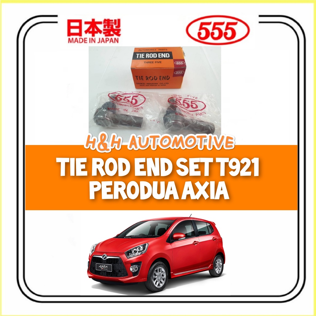 555 Japan Tie Rod End Set for Perodua Axia | Shopee Malaysia