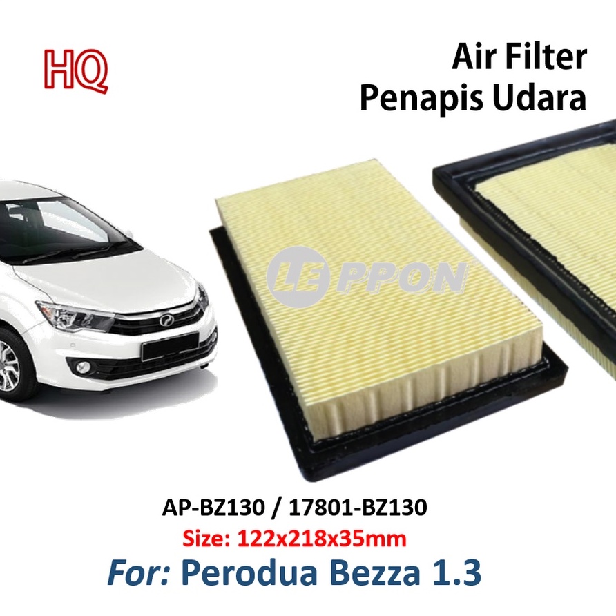 Leppon Air filter Perodua Bezza 1.3 Penapis udara cabin aircon AP-BZ130 ...