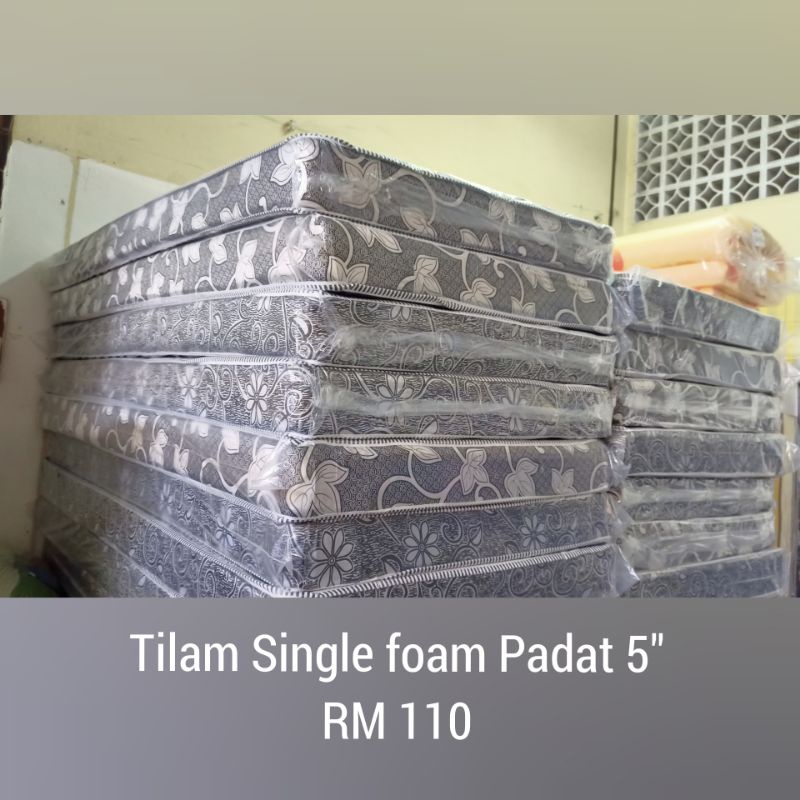 TILAM SINGLE MURAH,TILAM SINGLE HIDENSITY FOAM,TILAM BERKUALITI,SINGLE ...