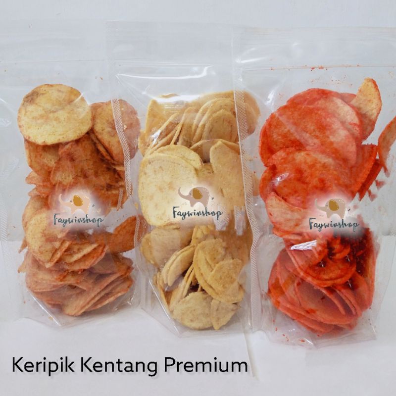 Premium Potato Chips 100gr - Faywin Snack Medan | Shopee Malaysia