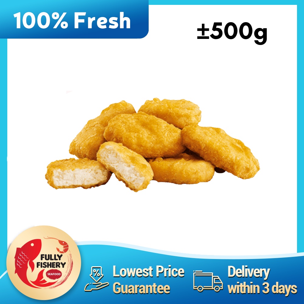 [Fully Fishery] Chicken Nugget (±500g/pkt) | Shopee Malaysia