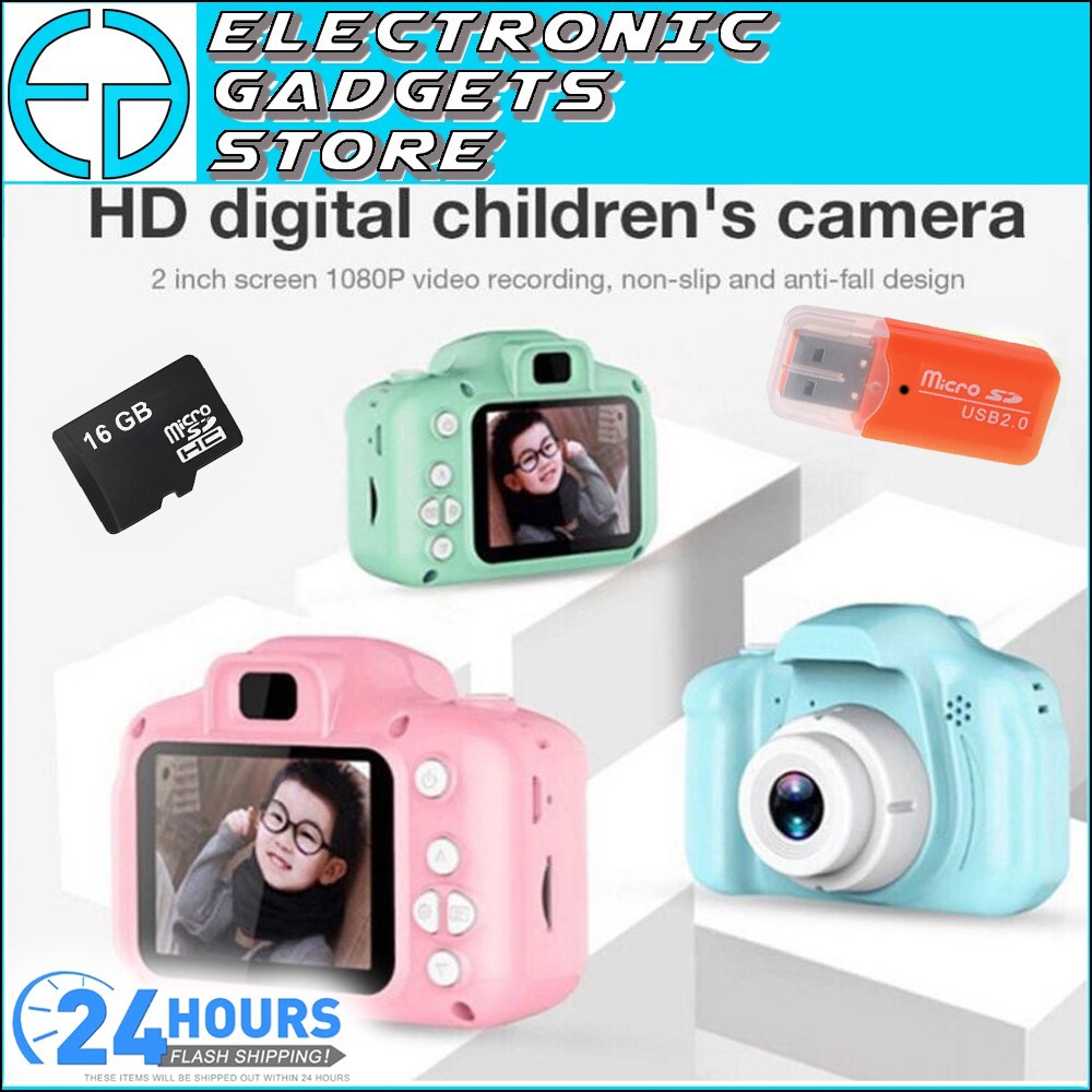 X2 HD 800W 2.0 Inch IPS 1080P Mini Digital Camera for Children Kids ...