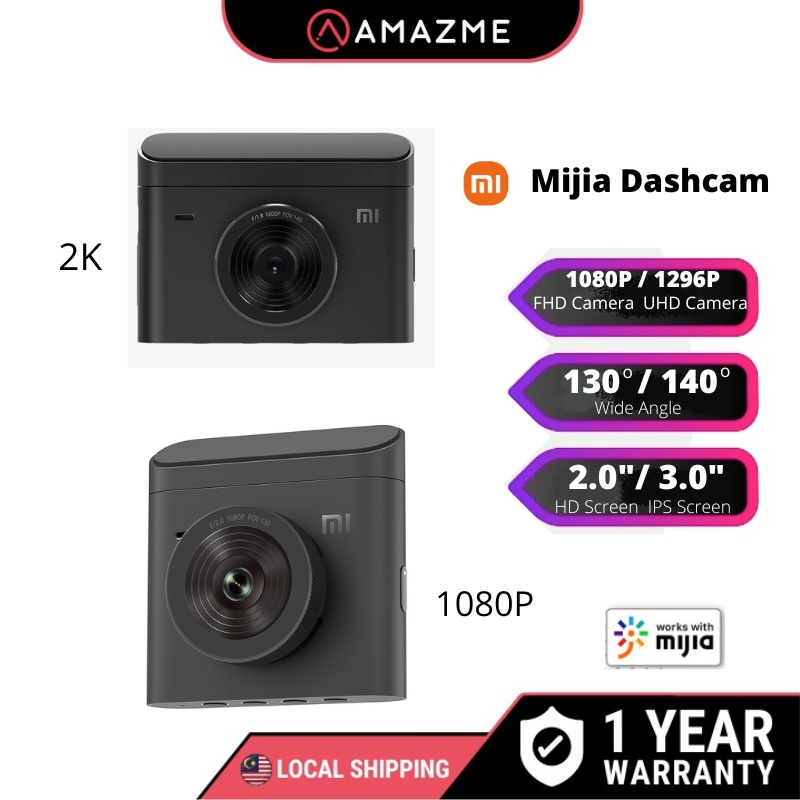 Xiaomi Mi Dashcam 2 1080P | 2K Night Vision WIFI Car Camera Dash Cam ...