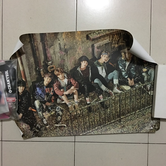 Bts Ynwa Pink Ver Official Poster Album. Persona Love Yourself Jungkook ...