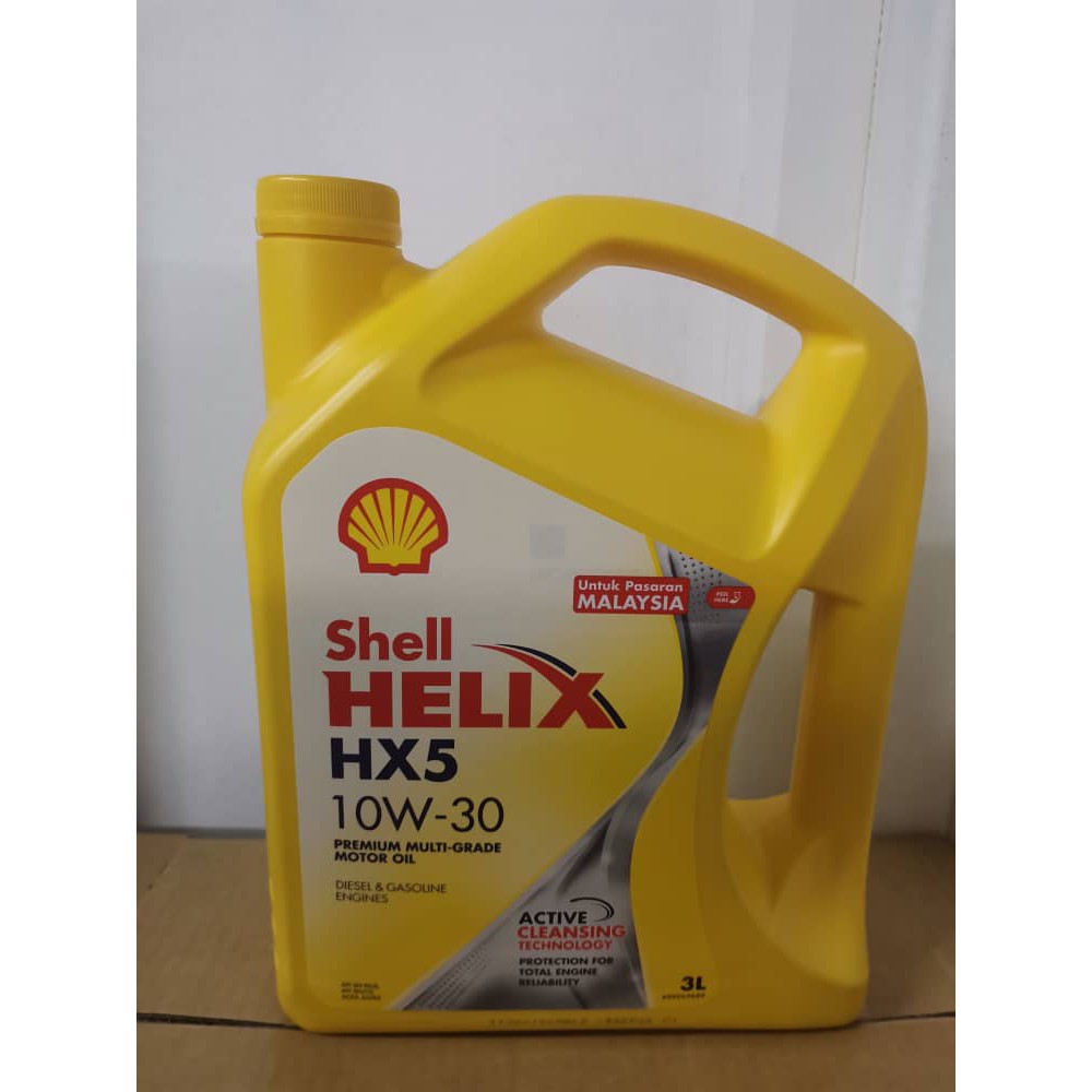 *Sarawak Only* Shell Helix HX5 10W-30 3L | Shopee Malaysia