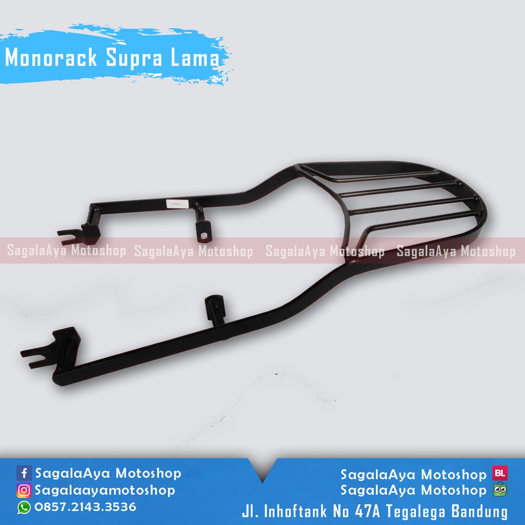 Monorack Motorcycle Box Bracket Honda Supra / Supra Fit 100 Old ...