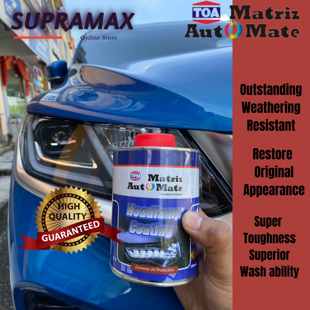 TPM Color lens Headlight Color Coating| Headlamp Coating Supramax ...