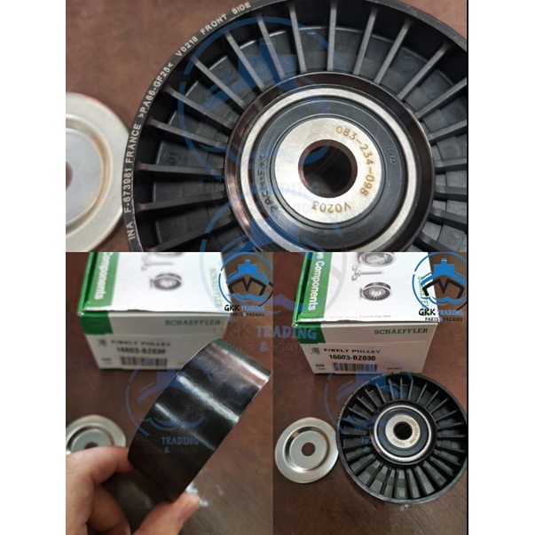 ''INA JAPAN''IDLER PULLEY(FAN BELT PULLEY) PERODUA ALZA AIRCOND PULLY ...
