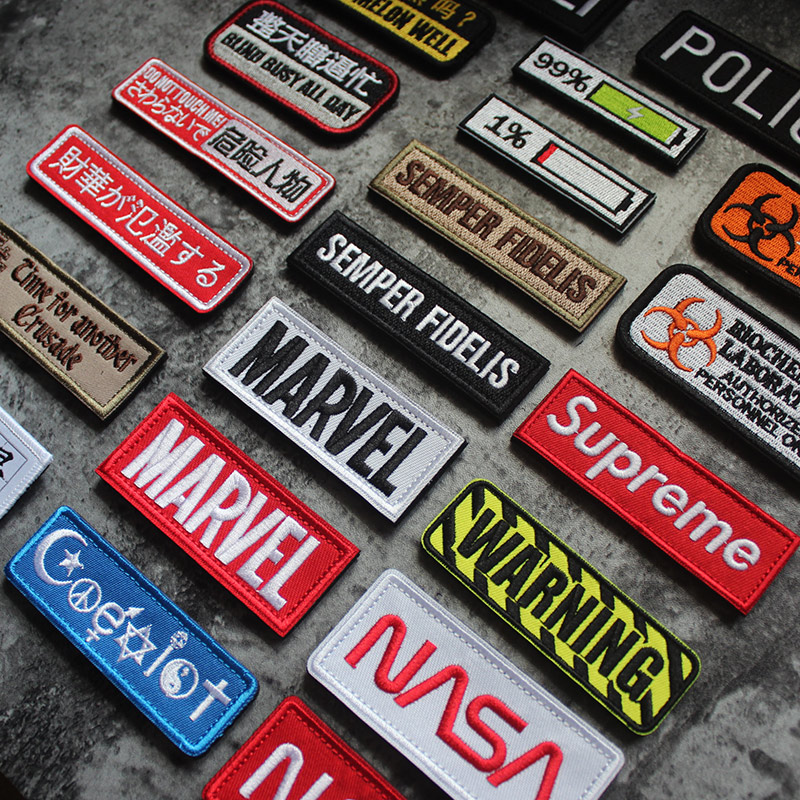 [Customized Armband Velcro] Creative Shape Armband Street Wear Morale ...