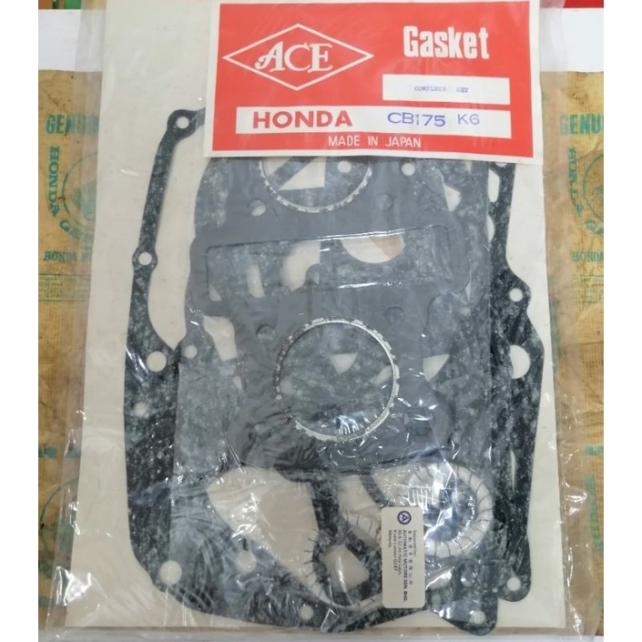 Honda CB175/CD175/CL175/SL175 Complete Engine Gasket Kit Set (Top ...
