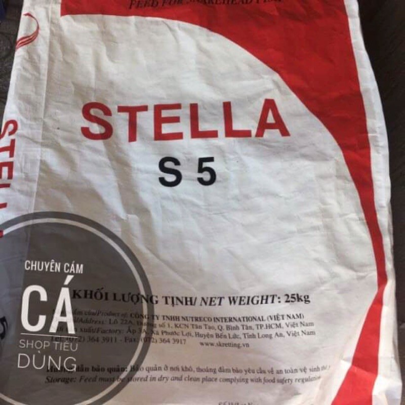 Stella Bran 40% Floating Protein for Koi Fish, Snakehead Fish, Red ...
