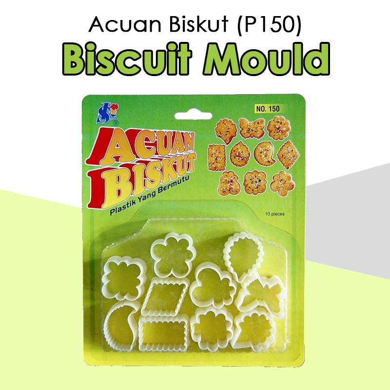 Acuan Biskut/Biscuit Cutter Pelbagai Corak/ Acuan Kuih Raya | Shopee ...