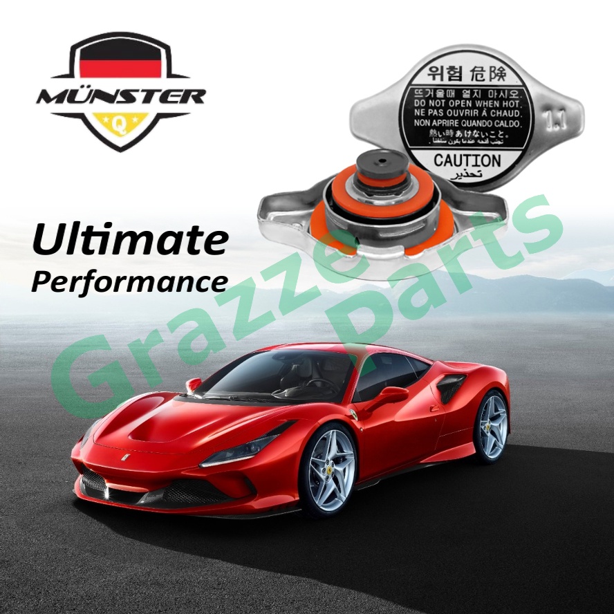Münster Ultimate Performance Engine Coolant Radiator Cap R126 1.1kg/cm ...