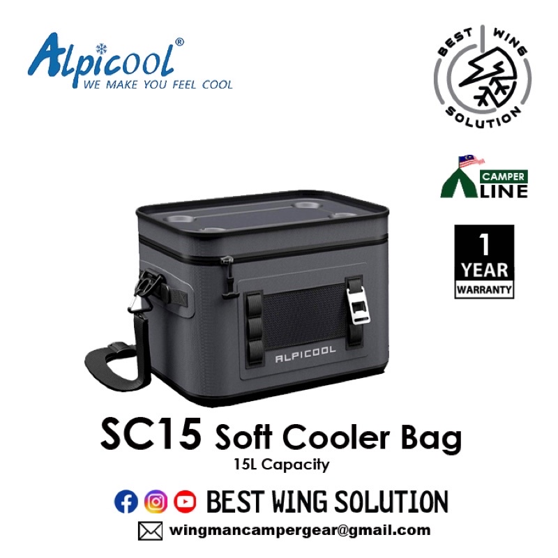 Alpicool Soft Cooler Bag Portable Leak-Proof Cooler Pack | Shopee Malaysia