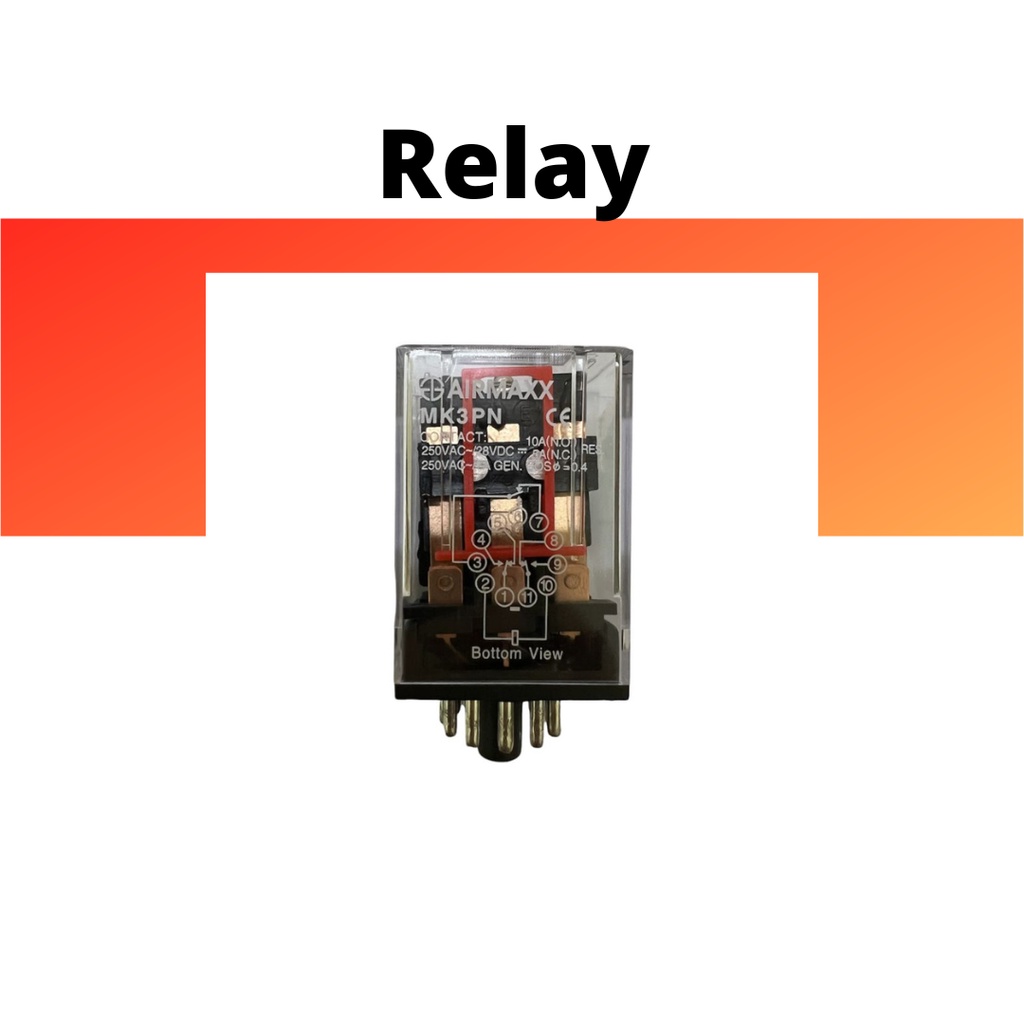 AIRMAXX MK3PN 11 Pin round relay power relay AC220/240V | Shopee Malaysia