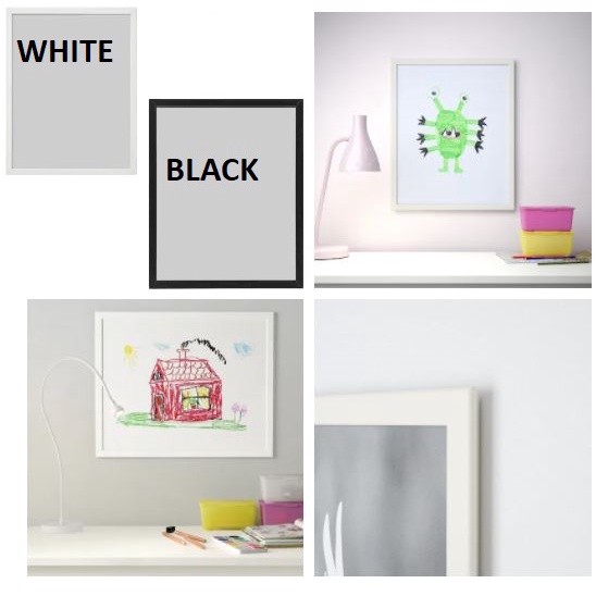 Large Photo Frame / Picture Frame White / Black / Pink 30x40 - A3 ...