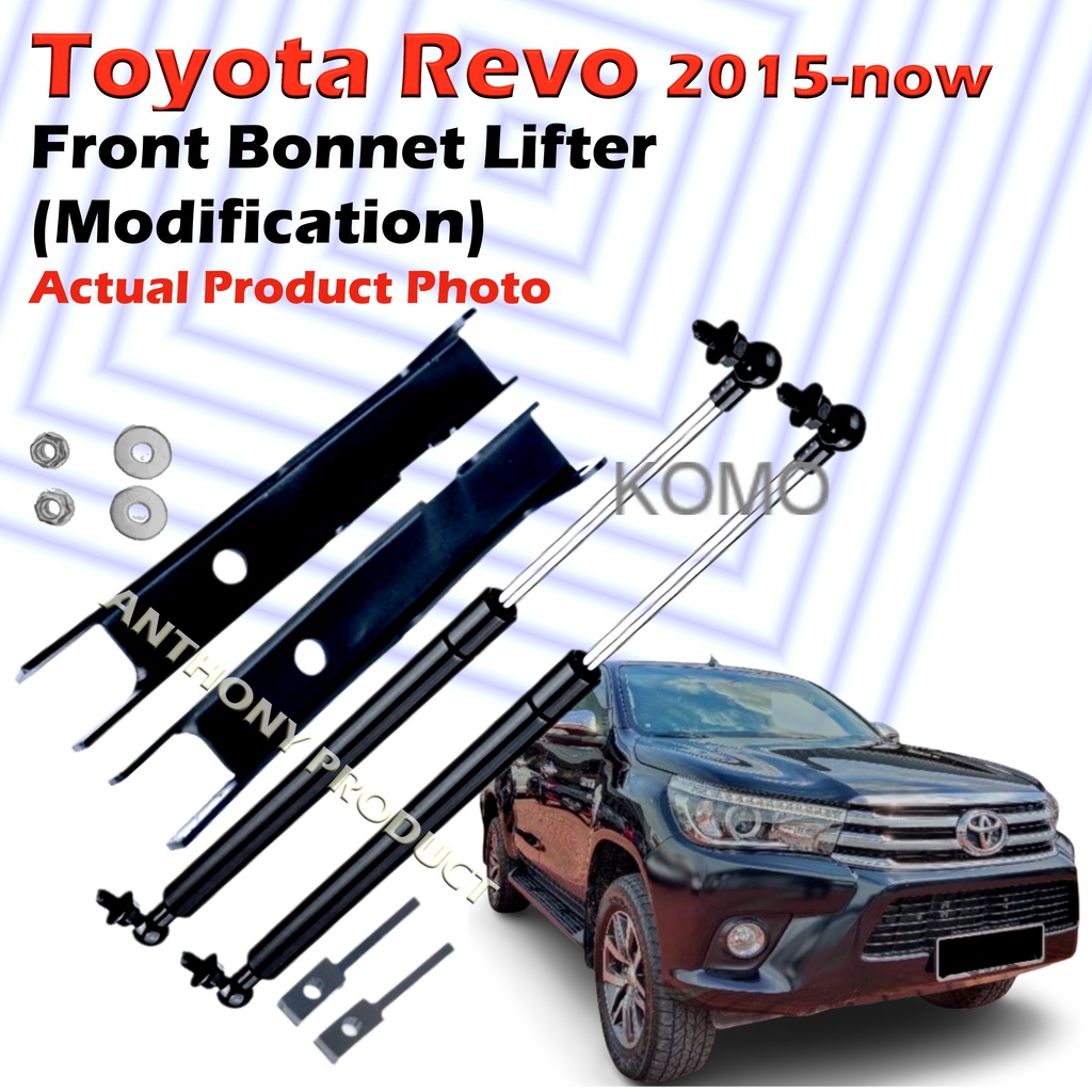 Toyota Hilux Revo Rocco Rogue Fortuner 2015+ Front Bonnet Gas Strut ...