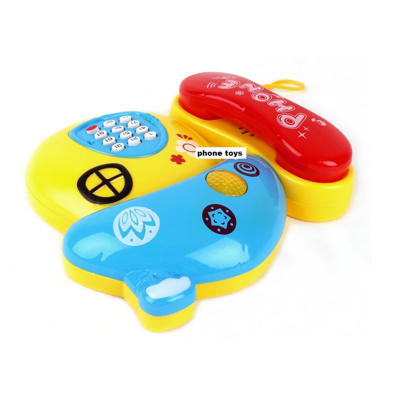 Telefon Mainan Kanak-Kanak Telefon Berlampu Budak Telepon Berlagu ...