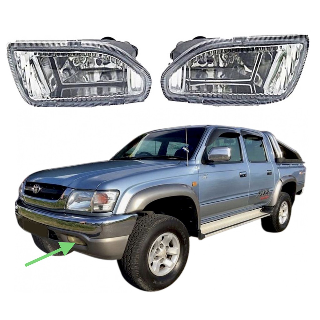 Toyota HILUX (2003) LN166 - FOG LAMP (NEW) SET SPORTLIGHT - 2 PEICES ...