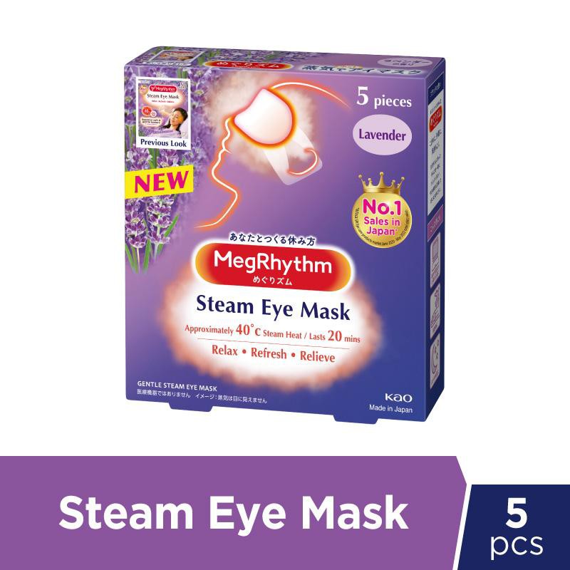 MegRhythm Steam Eye Mask - Lavender (5pcs) | Shopee Malaysia