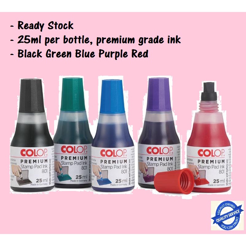 COLOP Refill Ink For Self Inking Stamp Refill Stamp Pad Ink Stamp Pad ...
