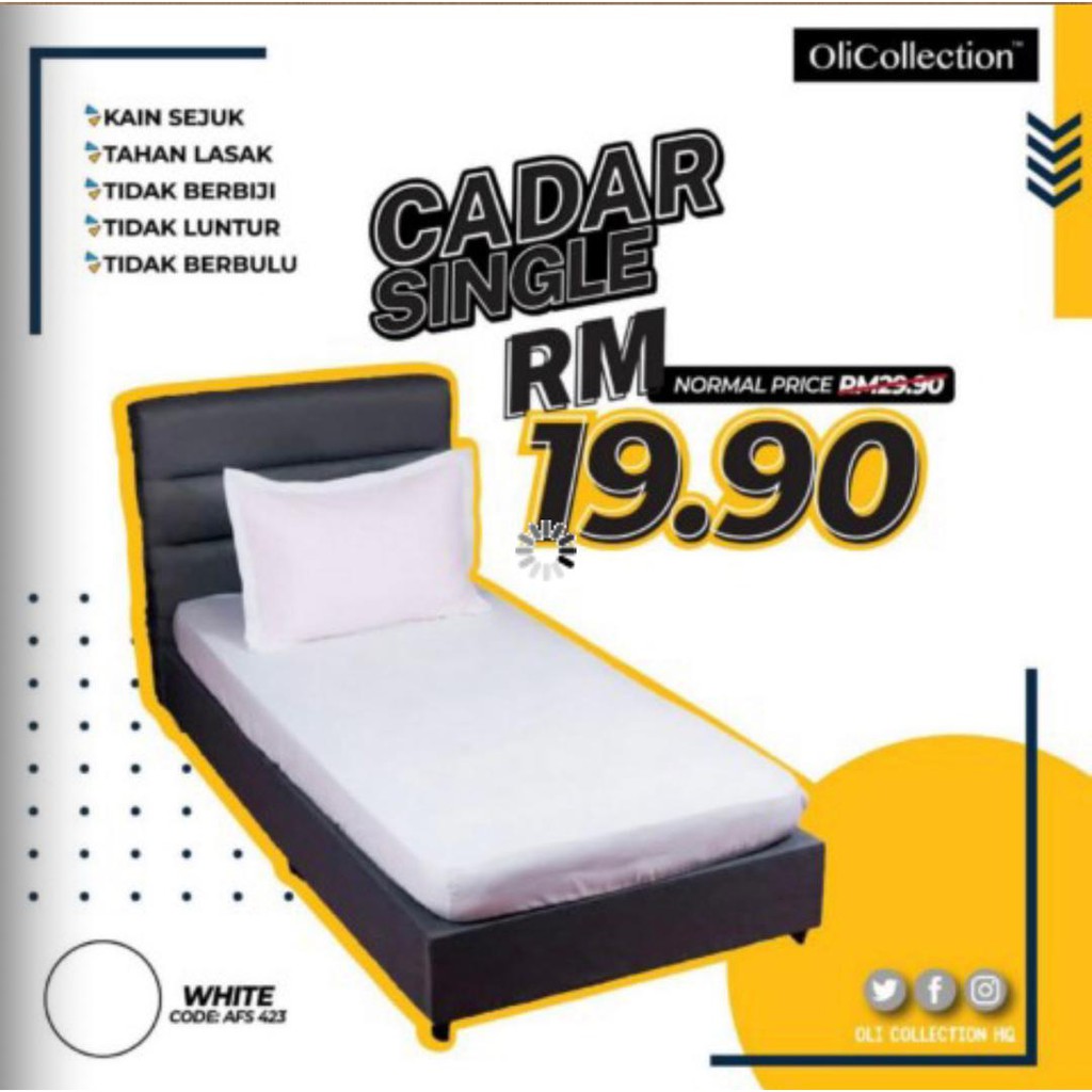 CADAR ASRAMA FITTED SINGLE BEDDING SET SARUNG TILAM BUJANG BORONG WARNA PLAIN | Shopee Malaysia