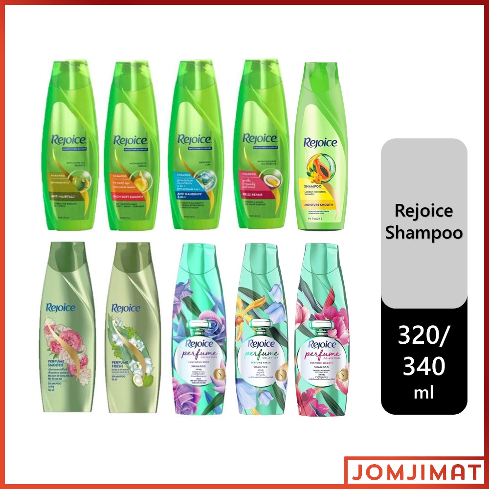 Rejoice Hair Shampoo 320ml / 340ml Rich Soft Smooth / Anti Dandruff 3 in 1 / Anti Hair Fall ...