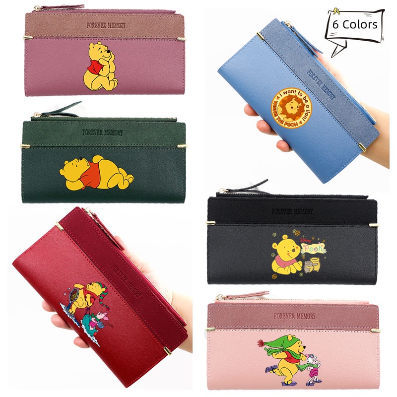 Winnie The Pooh Wallet for Woman Coin Purse Cute Wallet for Men Long ...