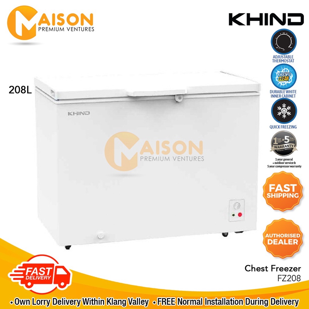 [Sales] Khind/Haier Chest Freezer 208L FZ208 / 207L BD-248HP (FAST ...