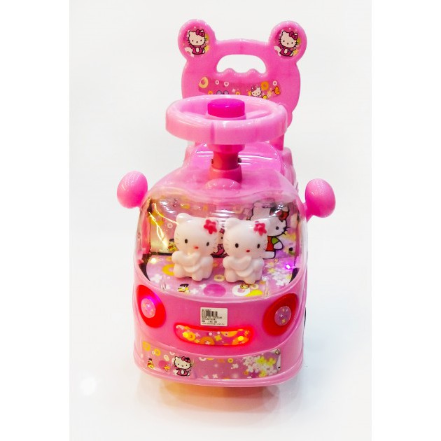 HELLO KITTY PUSH CAR WITH MUSIC AND LIGHT | Shopee Malaysia