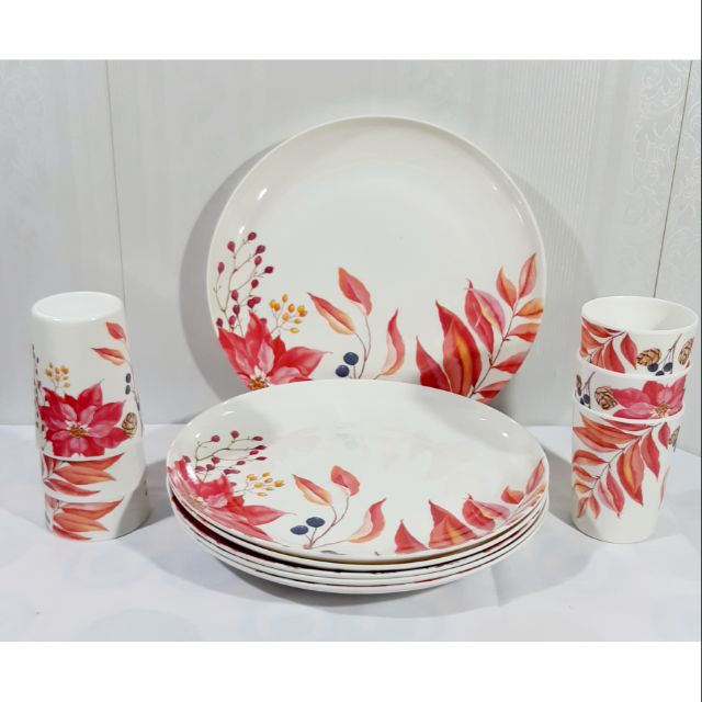 Set pinggan dan cawan melamine 12pcs | Shopee Malaysia