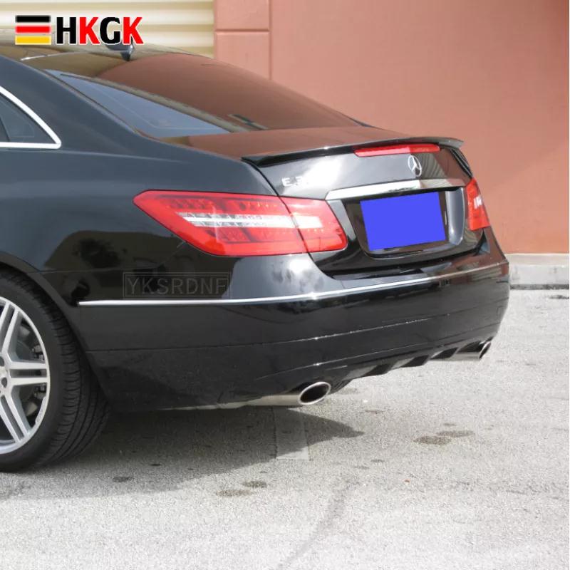 E class w207 c207 carbon fiber rear bumper trunk spoiler wings for ...