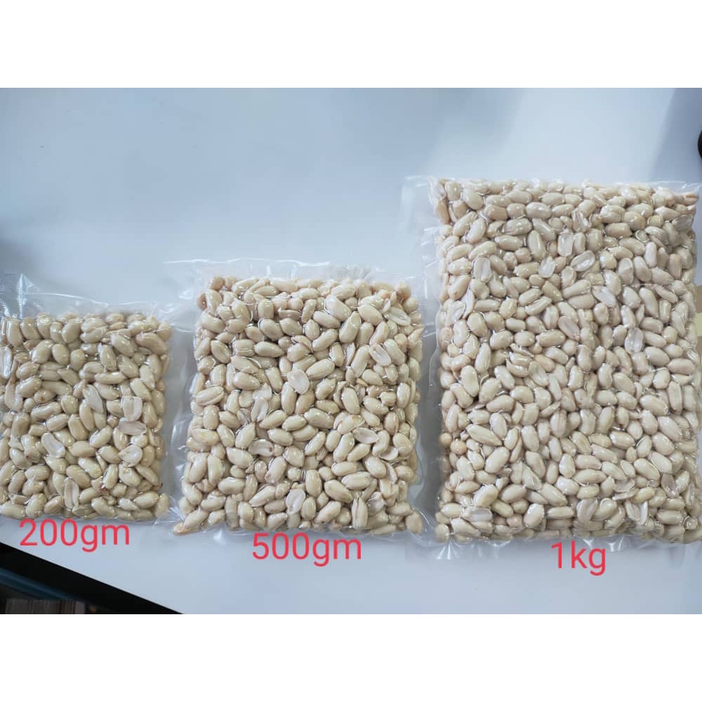 Peanut Skinless # Kacang Tanah #花生 # Weight 200gm ; 500gm; 1kg# READY ...