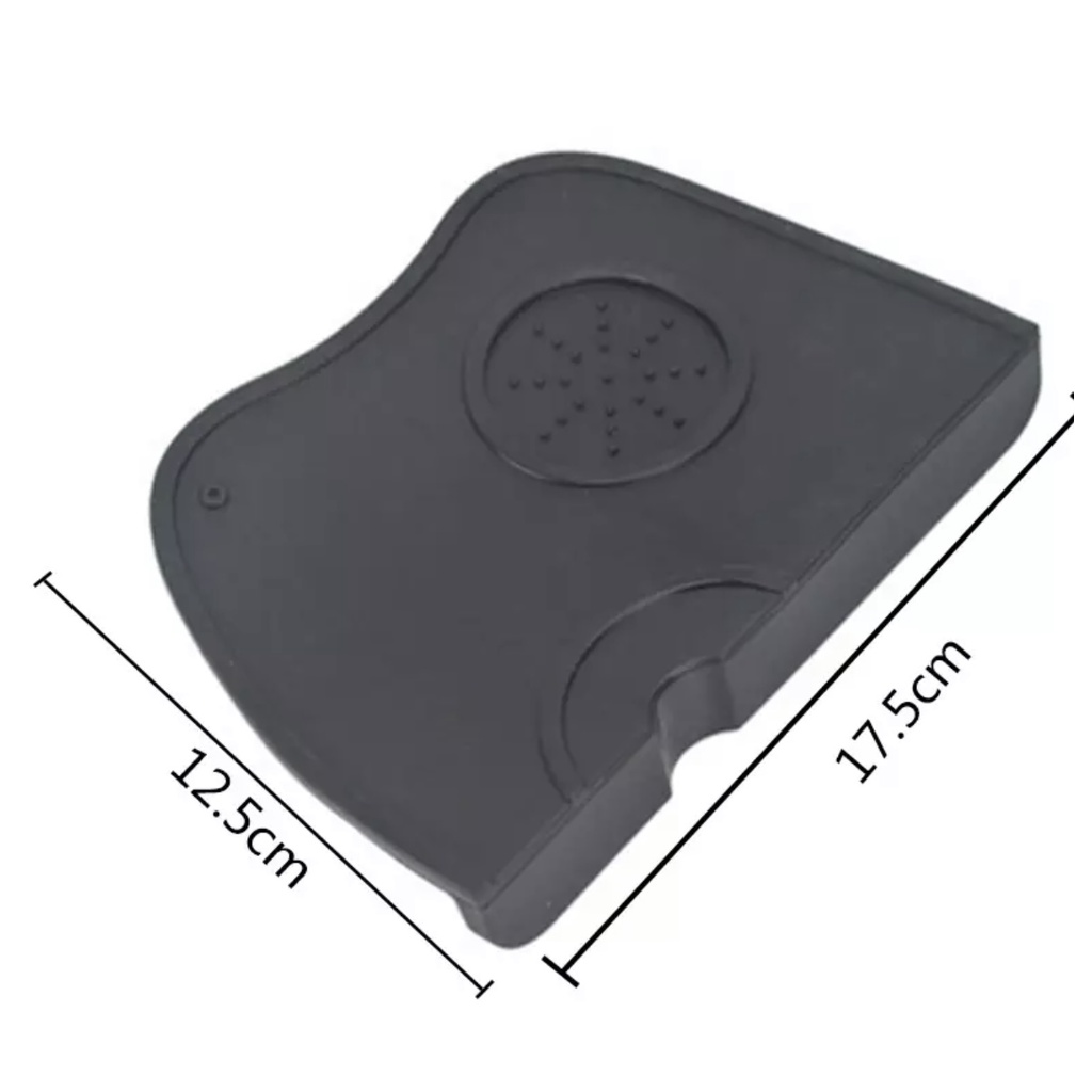 Espresso Coffee Tampers Mat Fluted Coffee Tampering Corner Mat Pad Anti ...