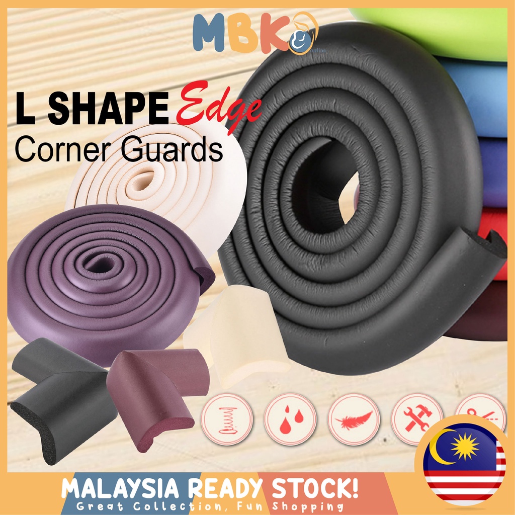 🔥2m Edge & L-Shape Corner Guards/Table Corner Edge Protector/Baby ...