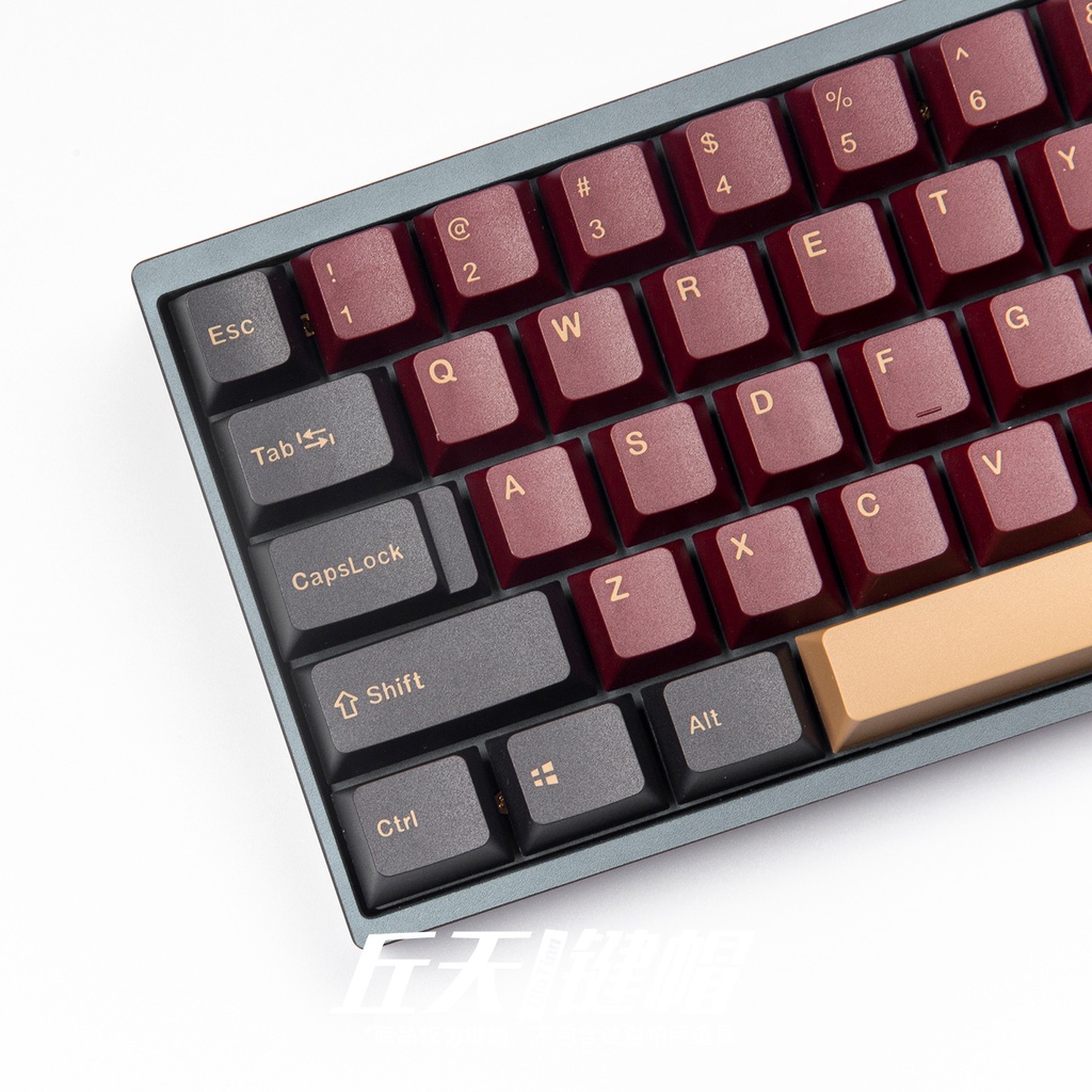 Gmk Red Samurai Pbt doubleshot OEM profile keycap for mechanical ...