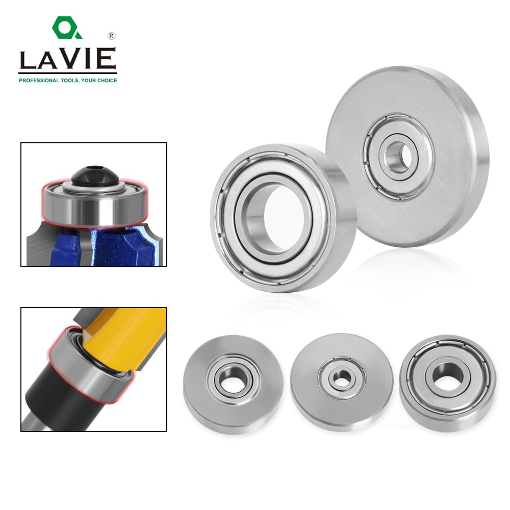 LAVIE Durable Steel Bearings Accessories Kit Fits for Router bits Heads ...