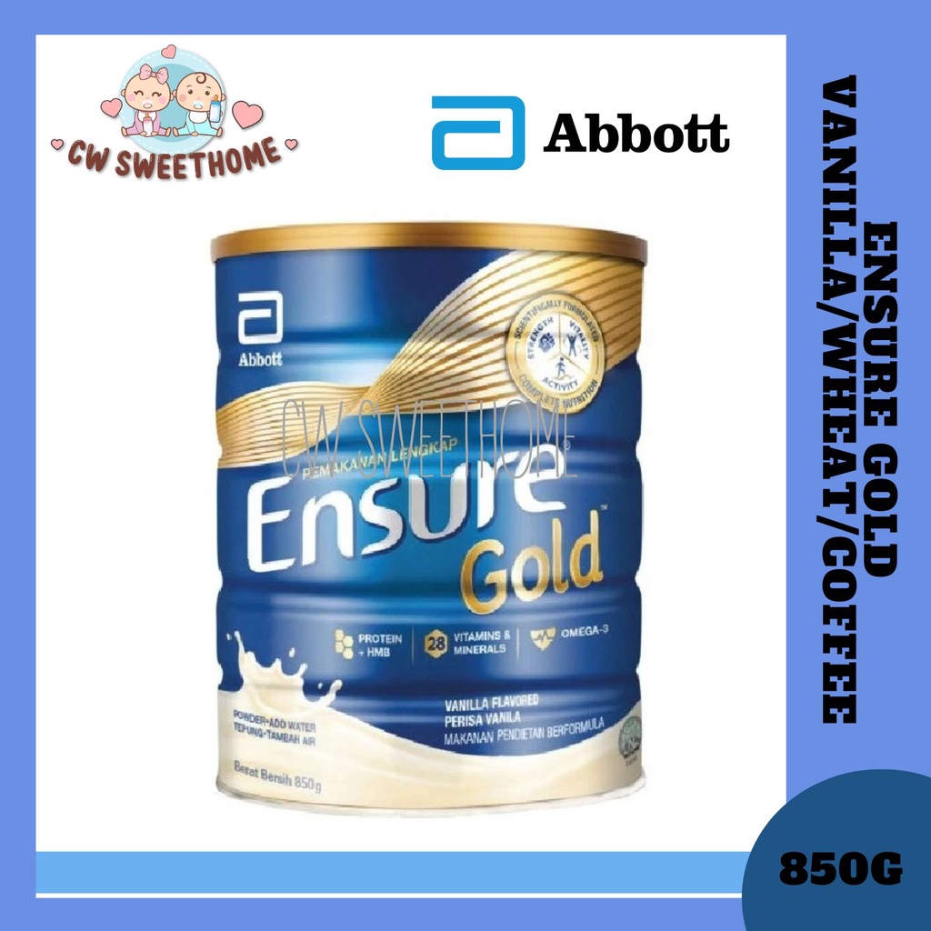 ENSURE GOLD VANILLA/WHEAT/COFFEE 850G | Shopee Malaysia