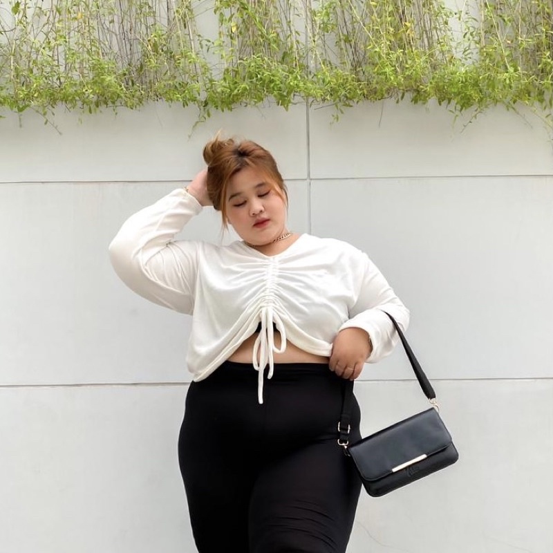 Clara CROP SHIRT/ JUMBO CROP Clothes/ JUMBO CROP/ BIG SIZE CROP Clothes/ JUMBO CROP Tops/ BIG ...