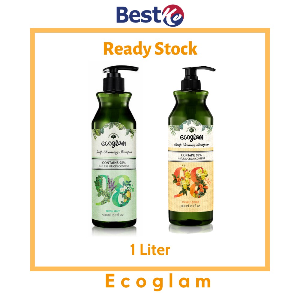 Ecoglam Citrus/Mint Scalp Cleansing Shampoo ( 1 Liter) | Shopee Malaysia