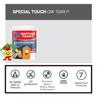 OW 1049P SPECIAL TOUCH • 5L • Weatherbond • Nippon • Low Sheen ...