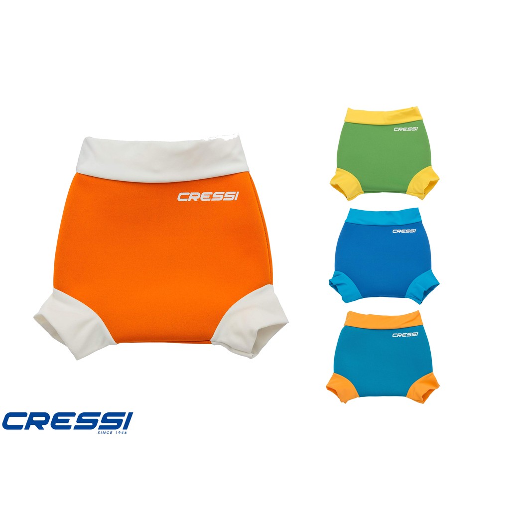 CRESSI CHILDREN SWIM NAPPY ORANGE FRAME 0-4 MONTHS Diaper Waterproof ...