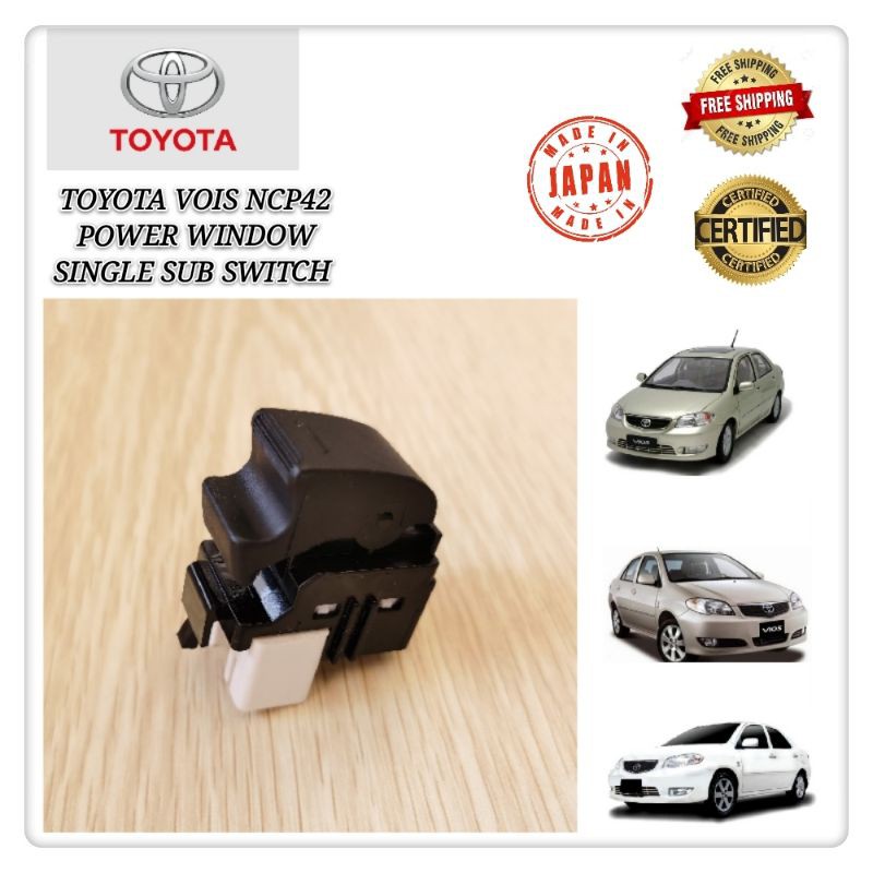 TOYOTA VOIS NCP42 POWER WINDOW SINGLE SUB SWITCH OEM | Shopee Malaysia