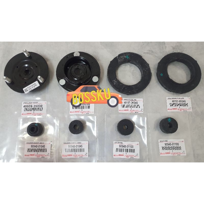 FRONT ABSORBER MOUNTING/COIL SPRING RUBBER/ MOUNTING BUSH-TOYOTA PRADO ...