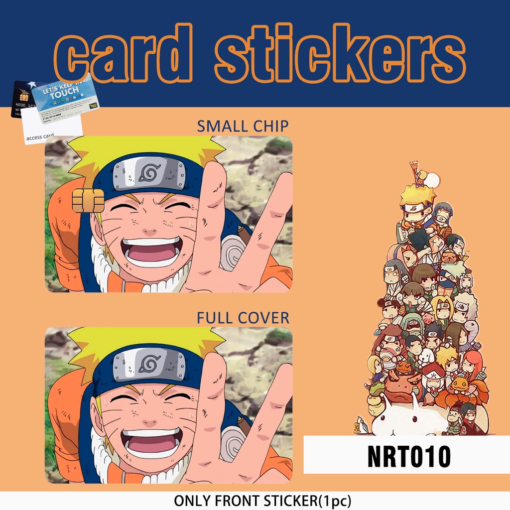 NARUTO CARD STICKER - NARUTO KAD STICKER - ANIME STICKER - ACCESS CARD ...