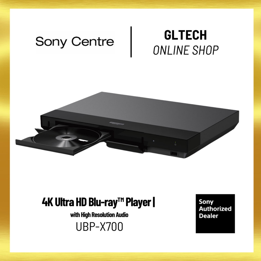 Sony [UBP-X700] 4K Ultra HD Blu-ray™ Player with High Resolution Audio ...
