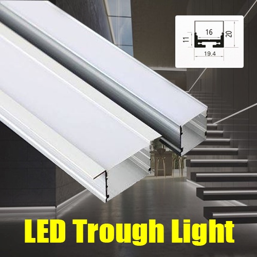 LED Linear Light Aluminum Alloy Lamp Trough Embedded Linear Light ...