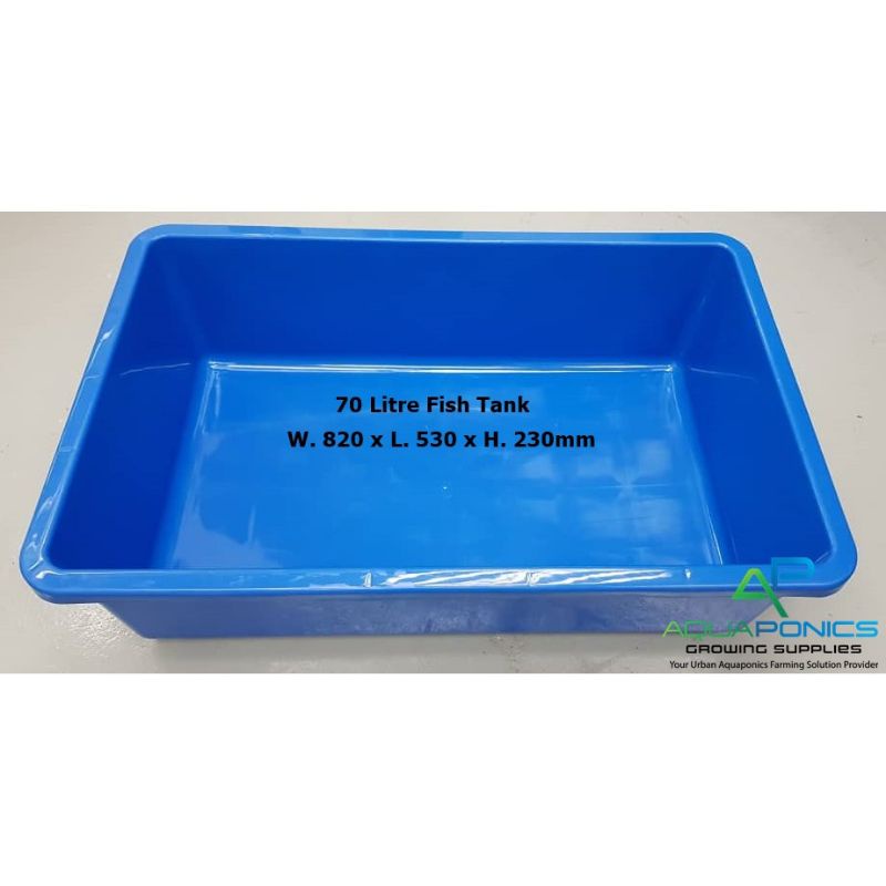 70L Guppy Plastic Tank- (82x53x23)cm | Shopee Malaysia