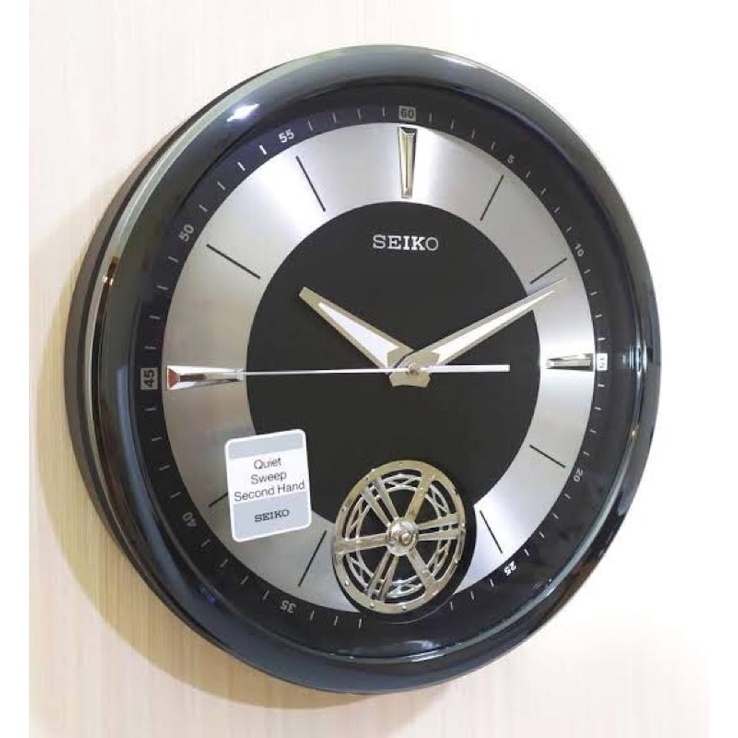 SEIKO CLOCK QXC240 QXC240S QXC240K Quiet Sweep Rotating Pendulum Wall ...