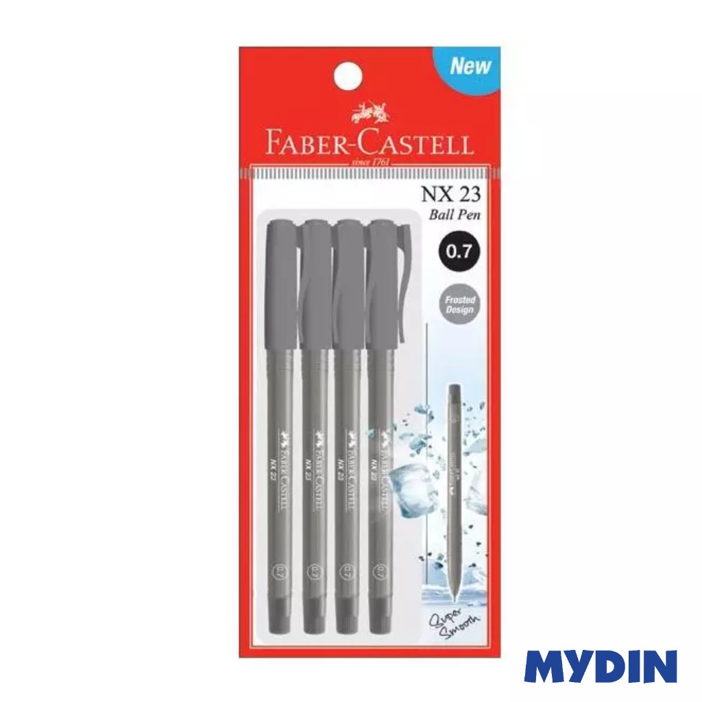 Faber Castell Ballpoint Pen Pen Mata Bola Nx 23 4s X 07mm Black Shopee Malaysia